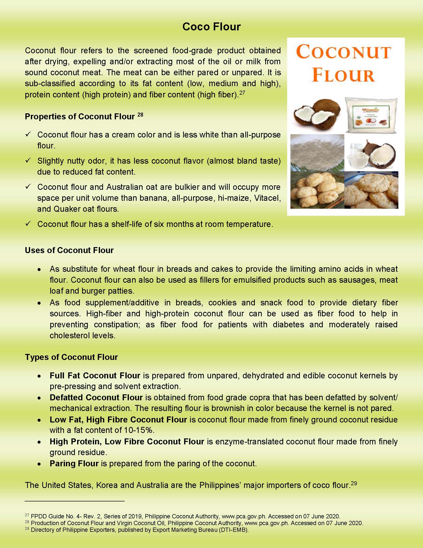 Coco Flour - Vancouver Philippines Consulate General