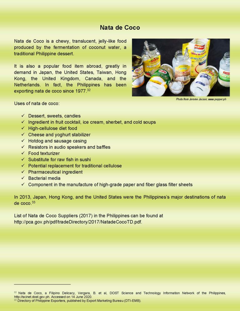 Nata de Coco - Vancouver Philippines Consulate General
