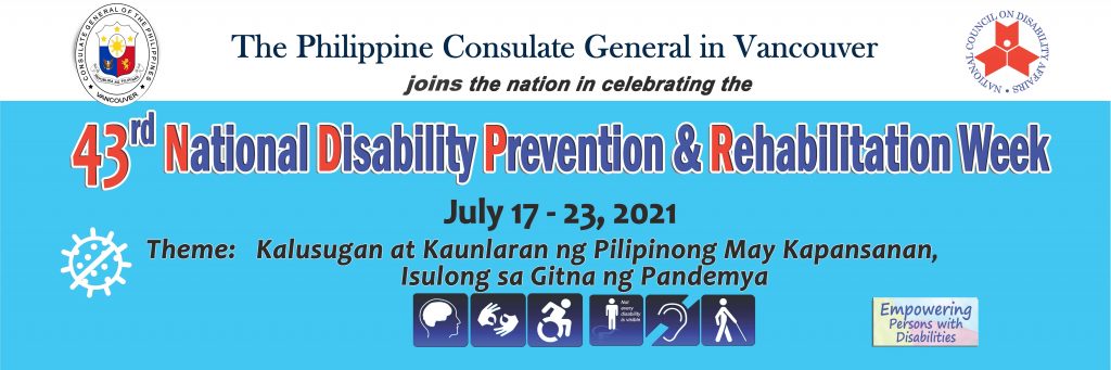 43rd National Disability Prevention & Rahabilitation Week - July 17 ...