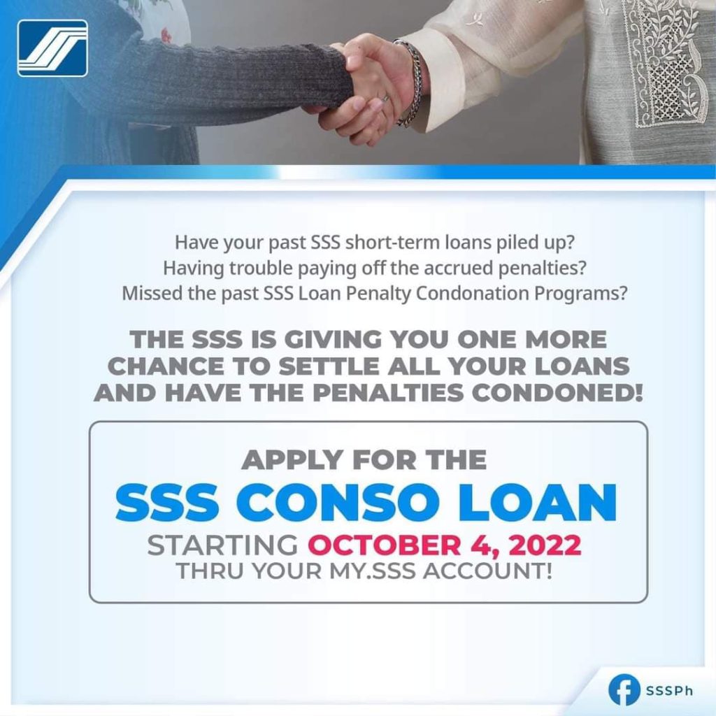 The SSS is giving you one more chance to settle all your loans and have ...