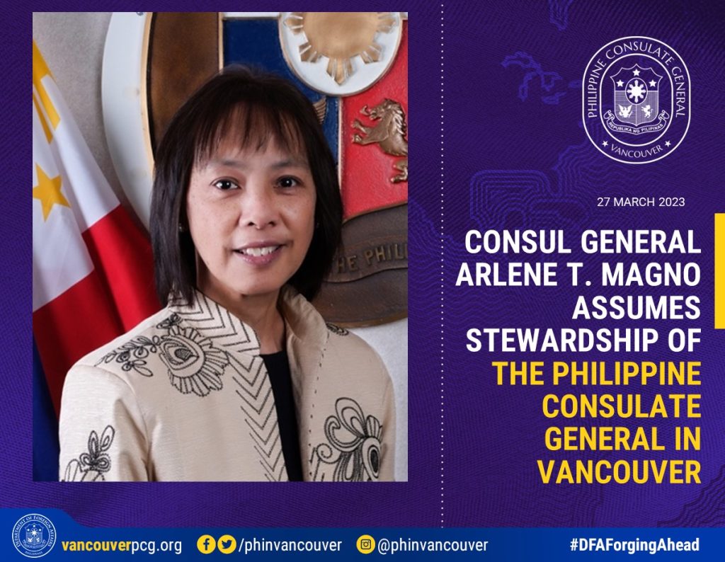 Consul General Arlene T. Magno Assumes Stewardship of The Philippine ...