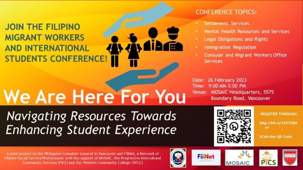 VANCOUVER PCG HOLDS FIRST CONFERENCE FOR FILIPINO MIGRANT WORKERS AND ...