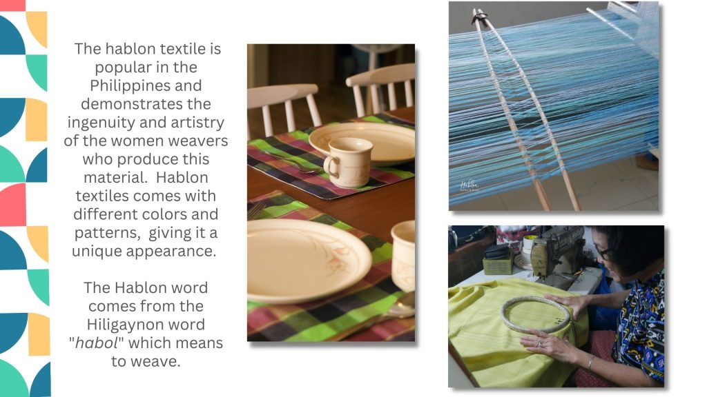 Hablon - Novice Filipino Entrepreneur, Third Placer in Business ...