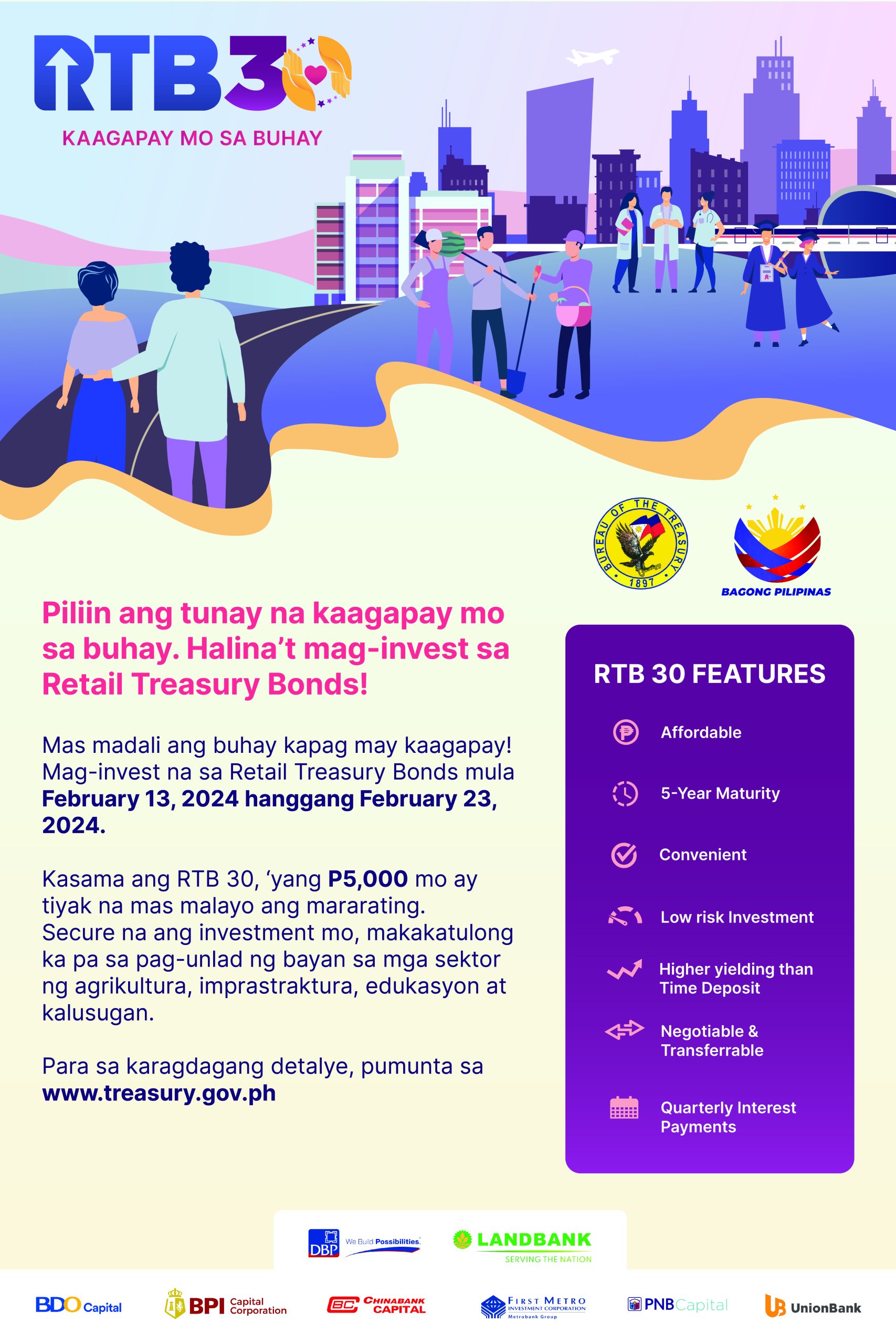 Launch of the 30th Tranche of Retail Treasury Bonds (RTB 30) - 13-23 ...