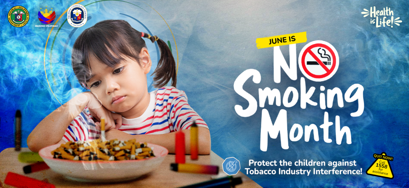 June is NO SMOKING MONTH - Vancouver Philippines Consulate General