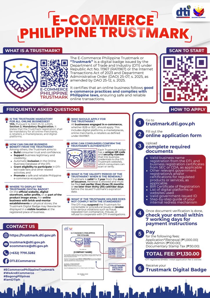 TRUSTMARK REGISTRATION IS NOW MANDATORY FOR ONLINE BUSINESSES ...