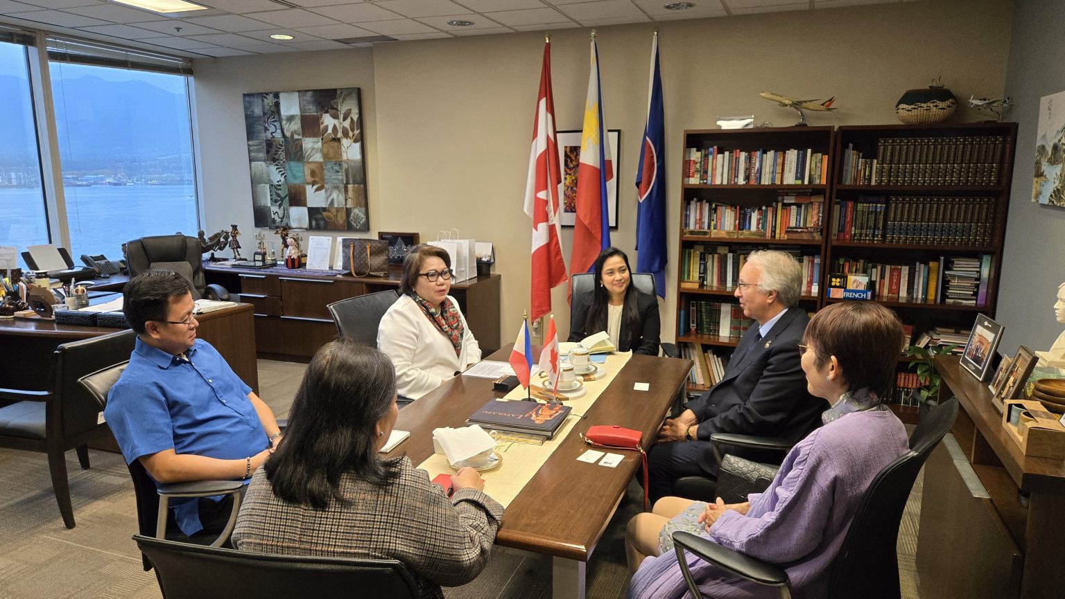 British Columbia Conservative Party MLA John Rustad and MLA Teresa Wat ...